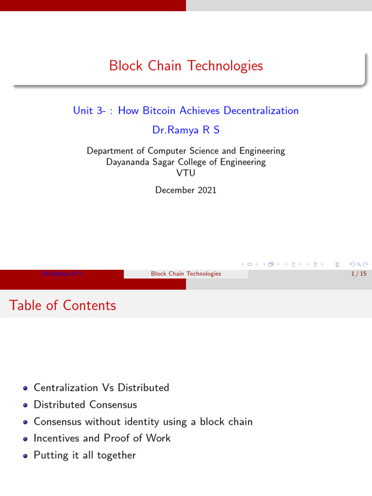 BCT Module 3 | PDF | Bitcoin | Computer Science