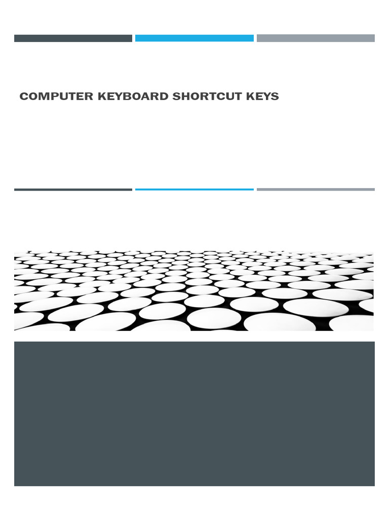 9 Computer Keyboard Shortcut Keys | Download Free PDF | Microsoft Word ...