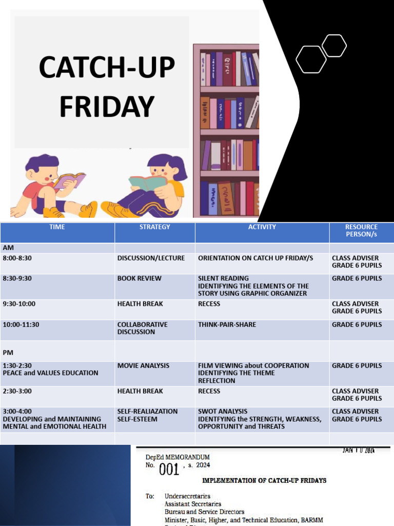 Catch Up Friday | PDF