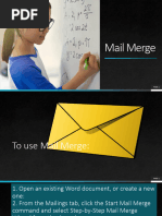Steps To Mail Merge in LibreOffice Writer | PDF | Comma Separated ...