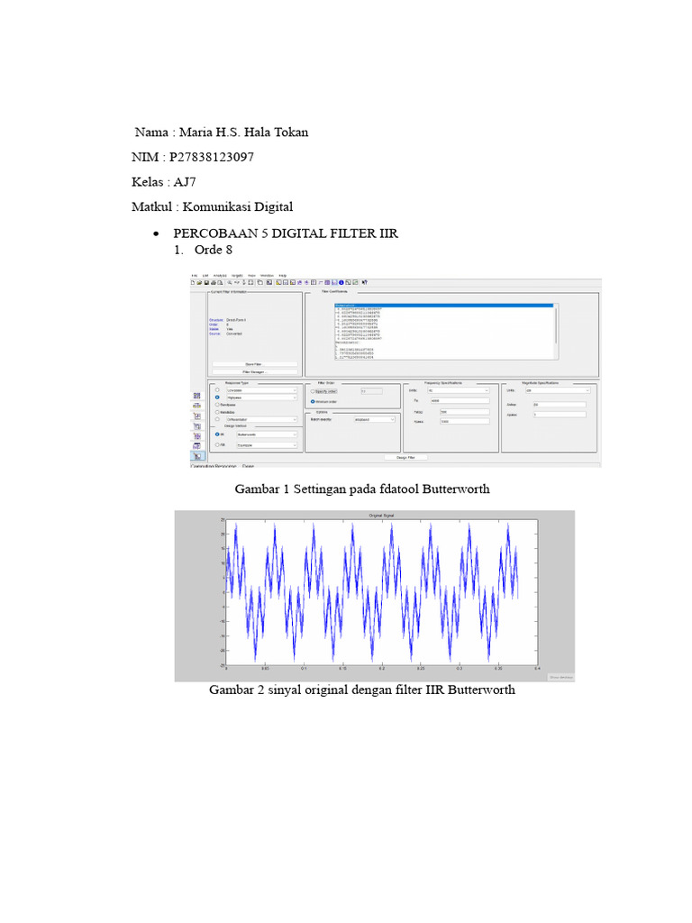 Laporan IIR | PDF | Sampling (Signal Processing) | Electrical Engineering Laporan IIR | PDF | Sampling (Signal Processing) | Electrical Engineering