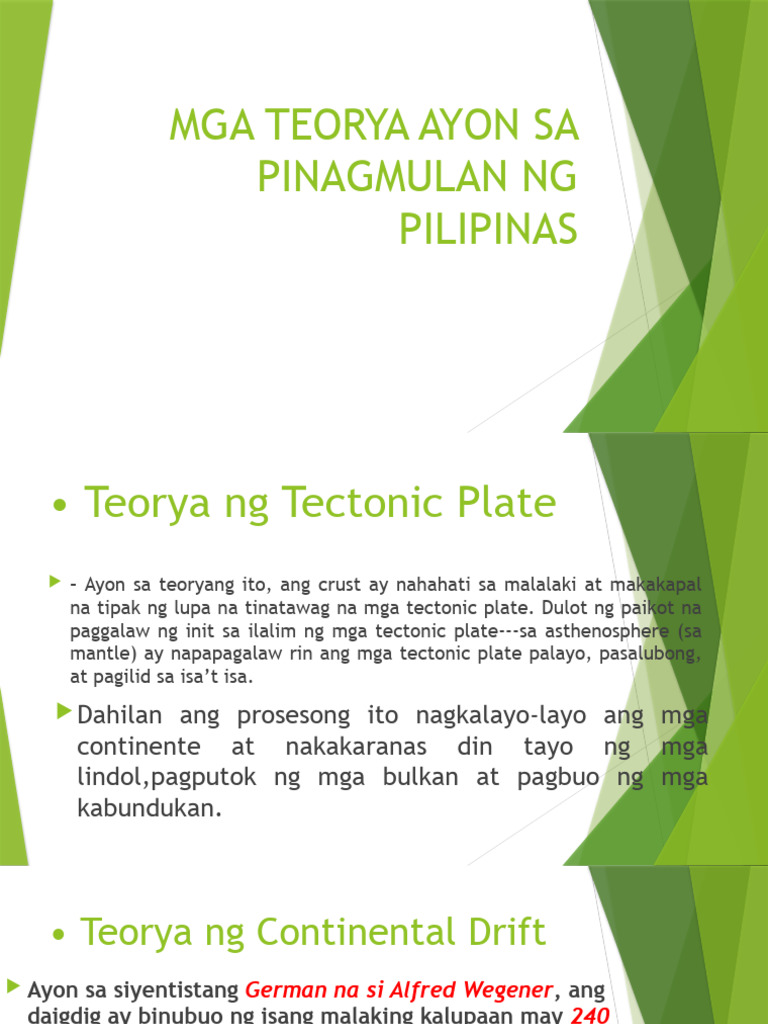 Mga Teorya Ayon Sa Pinagmulan NG Pilipinas | PDF