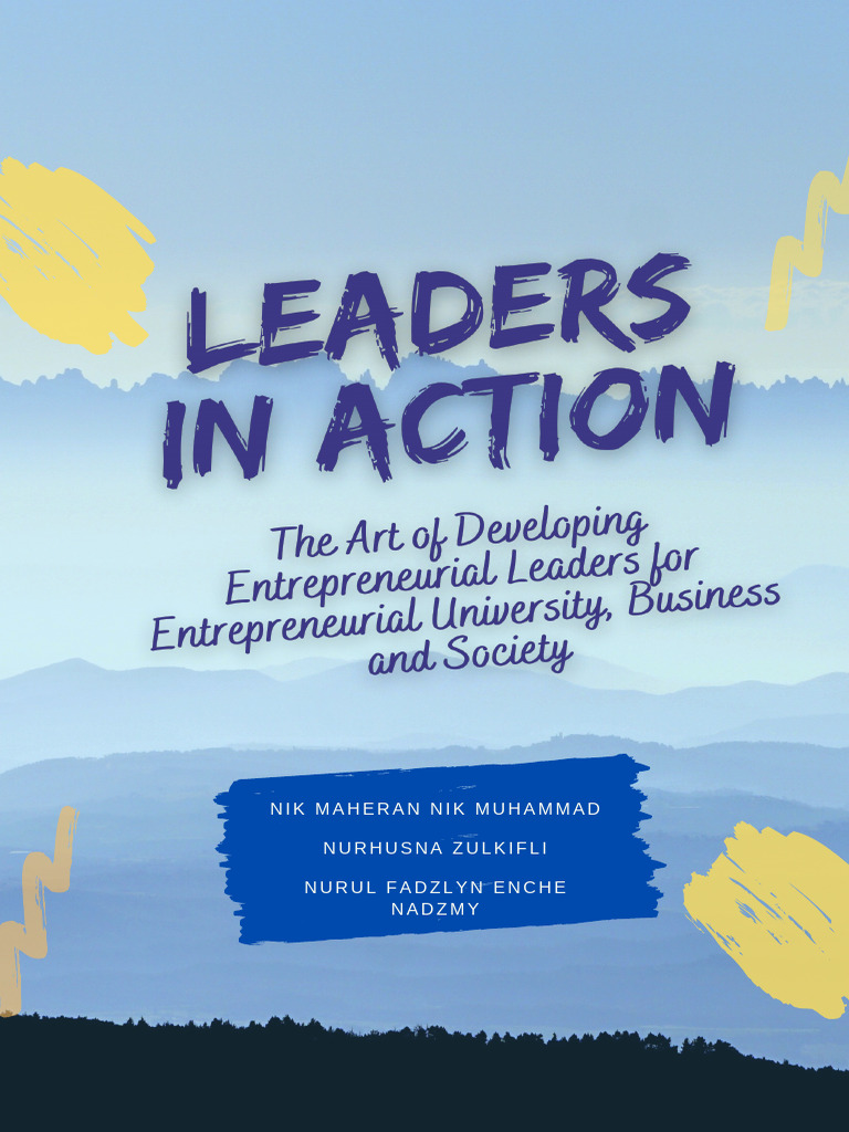 (eBook) Leaders in Action the Art of Developing Entrepreneurial Leaders ...