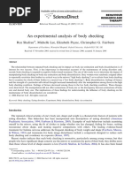 Body Shape Questionnaire (BSQ | PDF