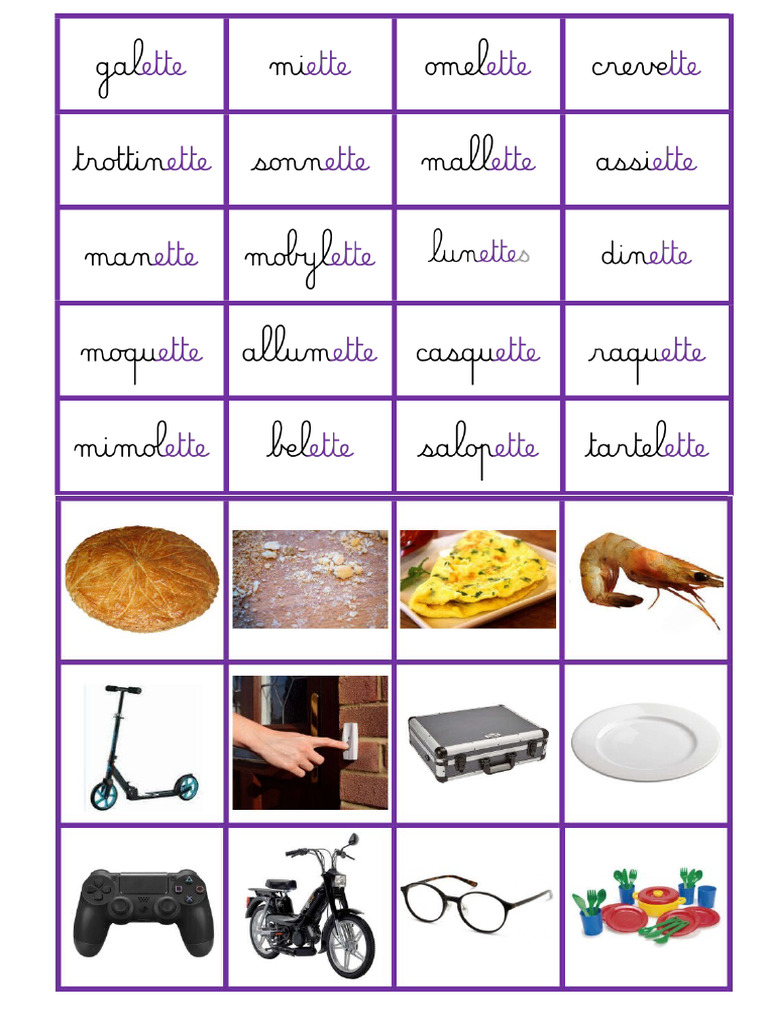 Sons ETTE-ESSE-ELLE | PDF