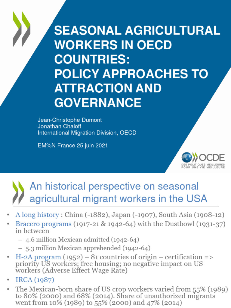 8-Conference Du REM Presentation OCDE | PDF | Economies | Labor