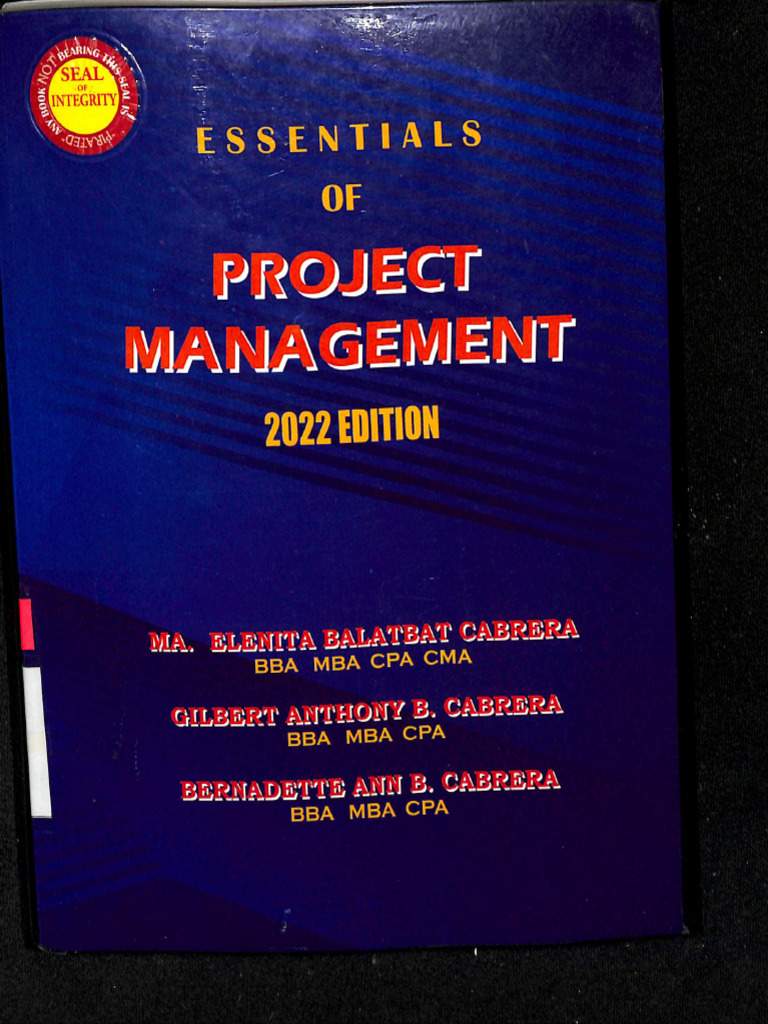 Essential of Project Management Cabrera 2022 Chapter 2 | PDF