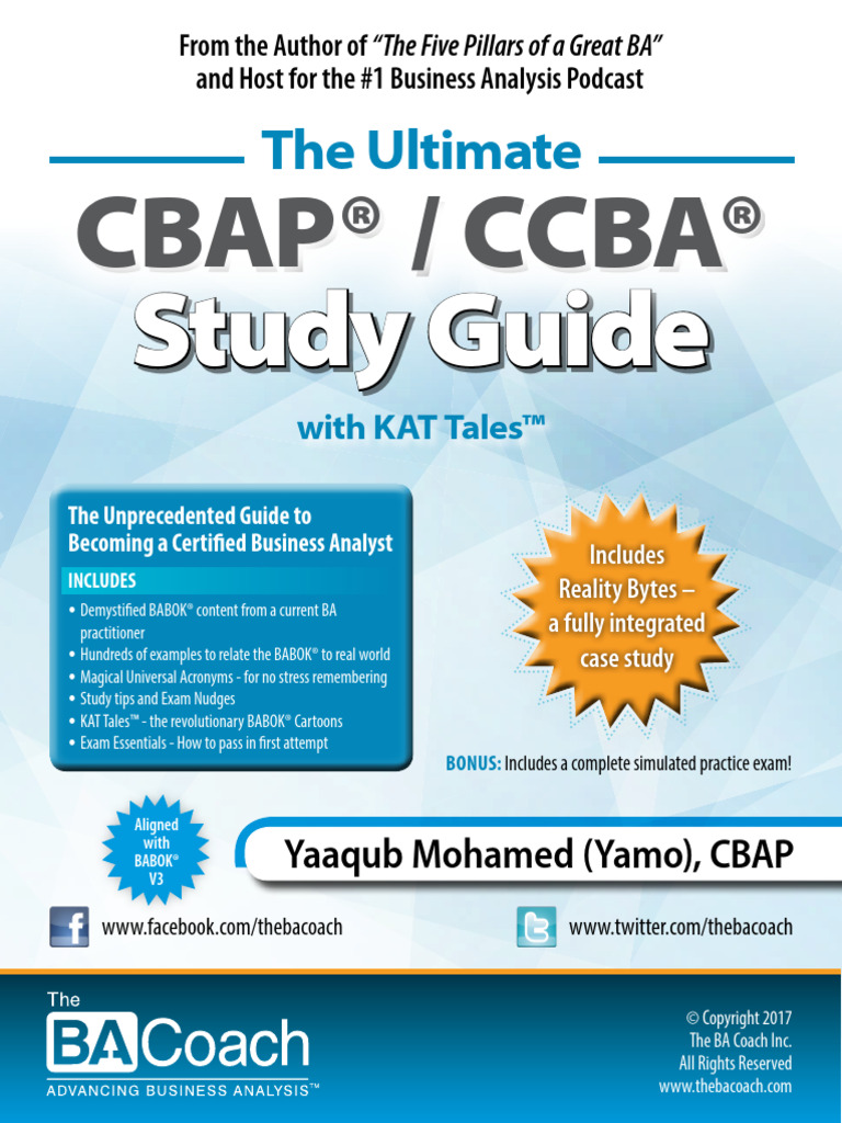 The Ultimate CBAP-CCBA Study Guide-BABOKV3-V1.0 | PDF | Learning | Information