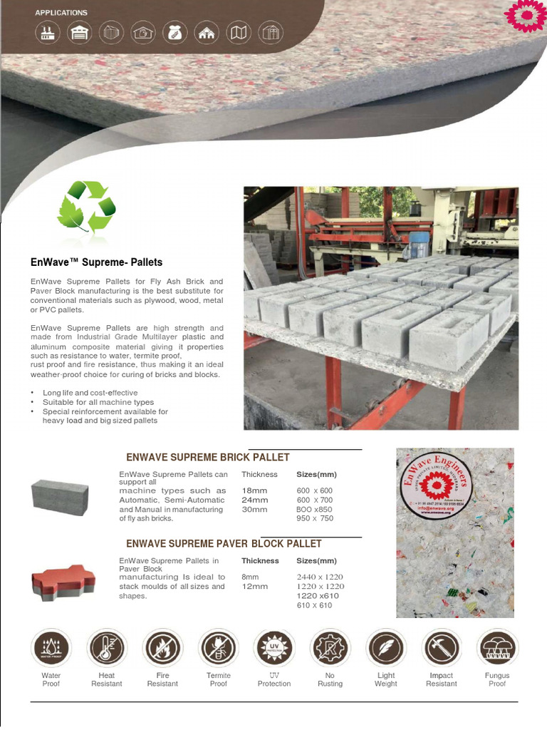 EnWave Supreme-BRICK - Pallets | PDF | Pallet | Composite Material