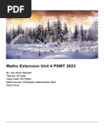 2023 Year 9 PSMT Report Template | PDF | Mathematics | Science