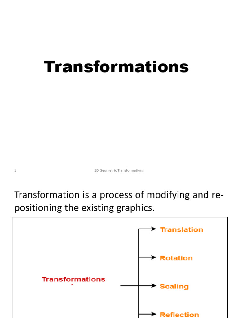 Animation-Lect 03 - 2D-Transformation-s | Download Free PDF | 2 D ...