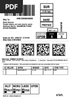 Waybill Sample | PDF | Invoice | Mail