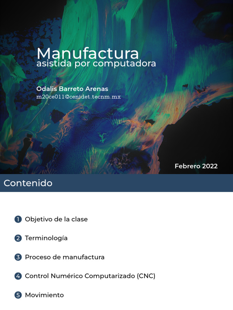 Introducción a la Manufactura CNC | PDF | Control numerico | Informática