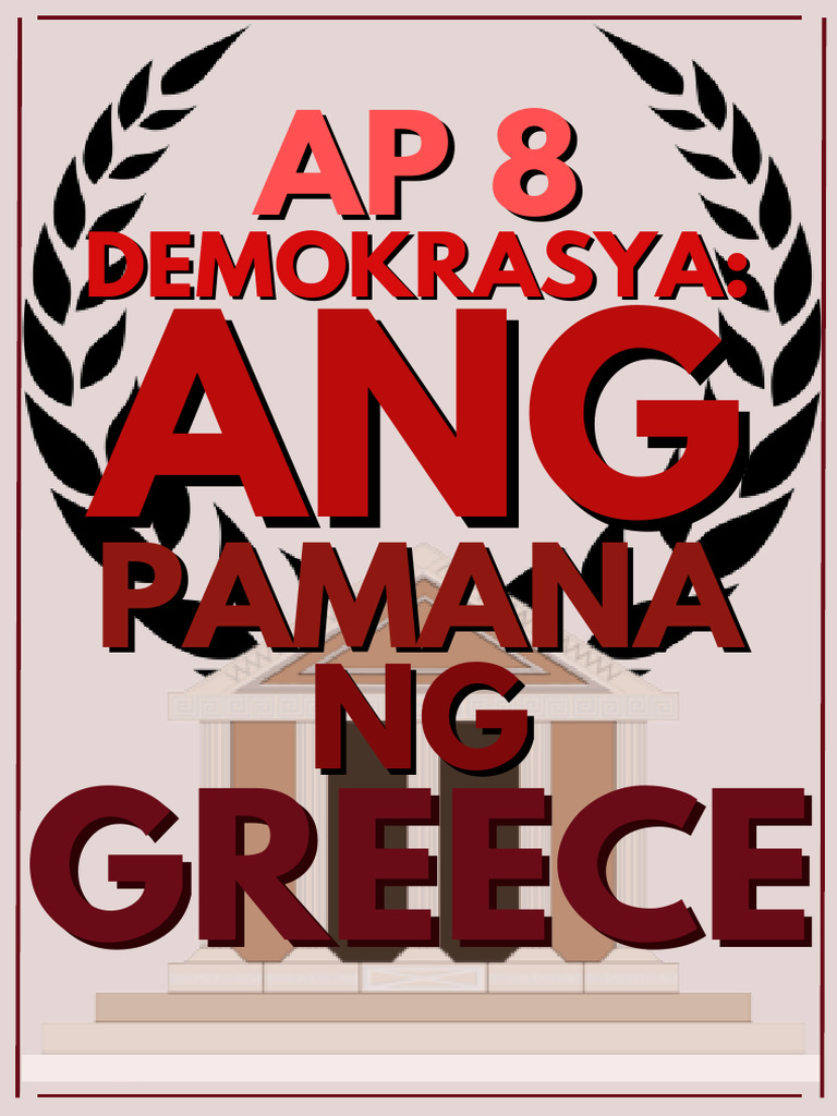 Demokrasya Ang Pamana NG Greece Notes | PDF