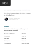 Cash Budget Problems and Solutions | PDF | Credit | Finance & Money ...