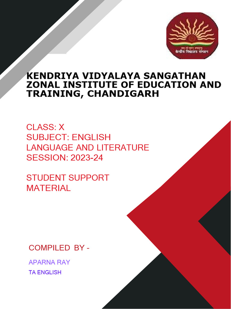 CHD Class X Study Material 2023-24 English Lang & Lit | PDF | Petroleum | Heart Rate