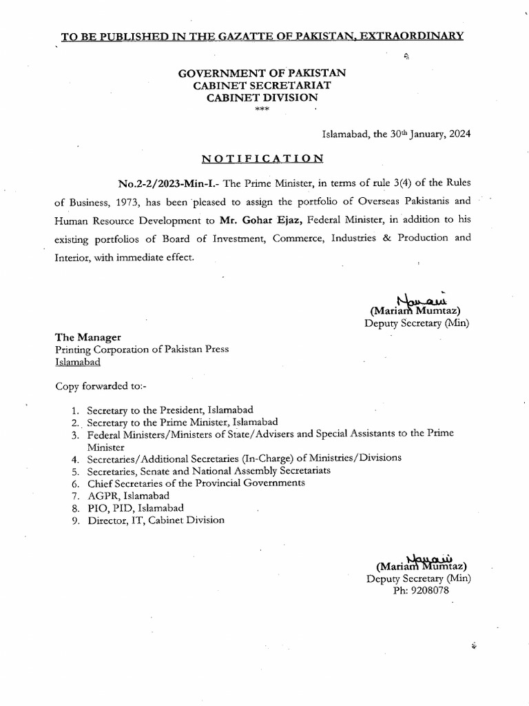 Gohar Ejaz Overseas Pakistanis Portfolios | PDF