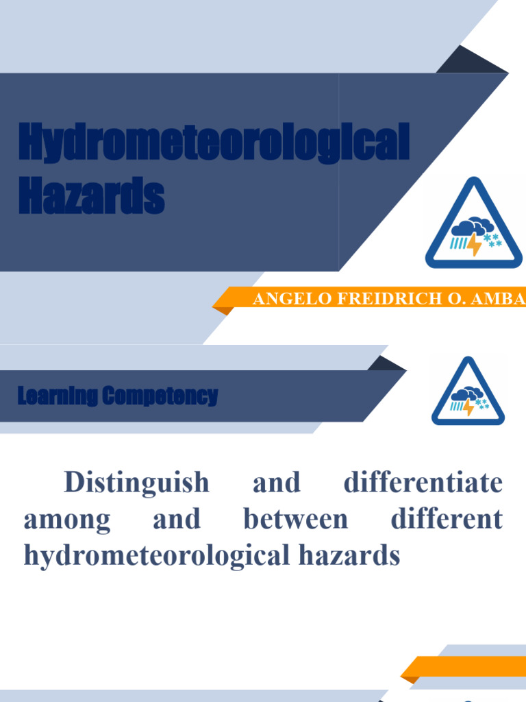8 - Hydrometeorological | PDF | Thunderstorm | Tropical Cyclones