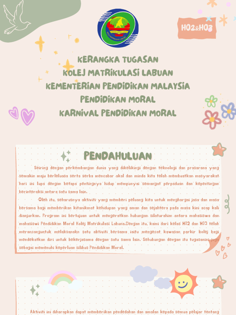 Pendidikan Moral-H02&H03 | PDF