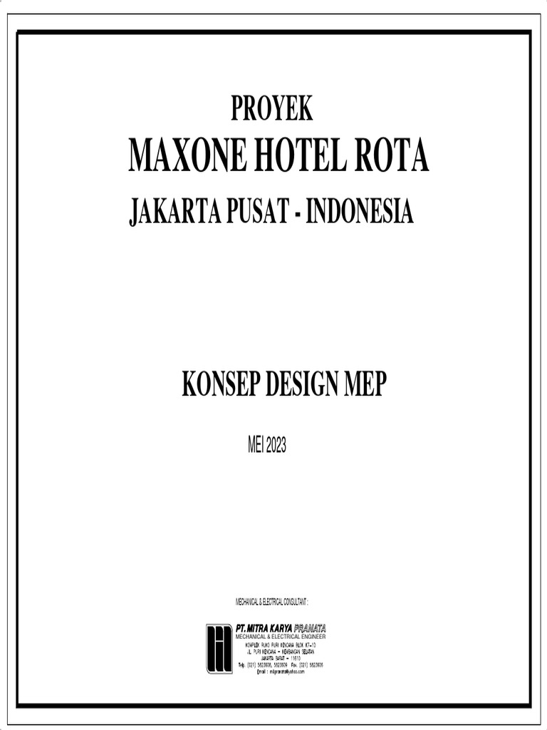 Update Konsep Design MEP | PDF | Komputer