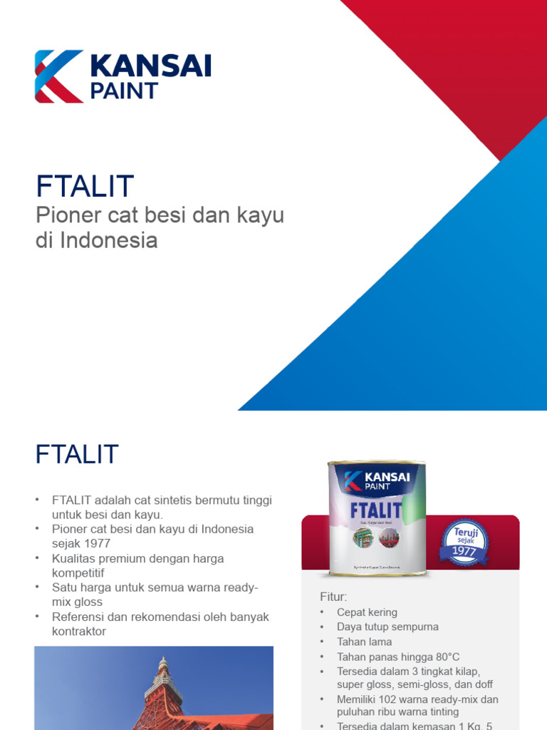 Kansai Paint Presentation FTALIT | PDF