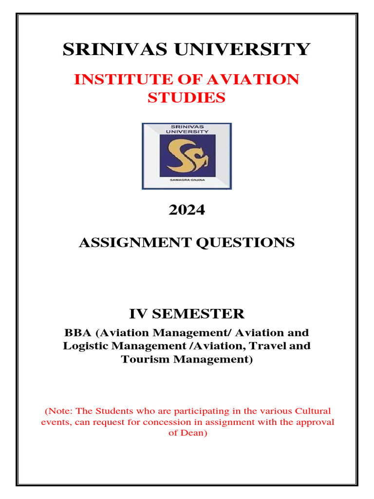 Assignments 4th Sem Ug | PDF