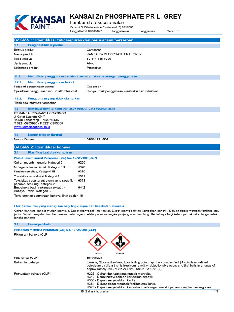 50-141-155 KANSAI ZN PHOSPHATE PR L | PDF