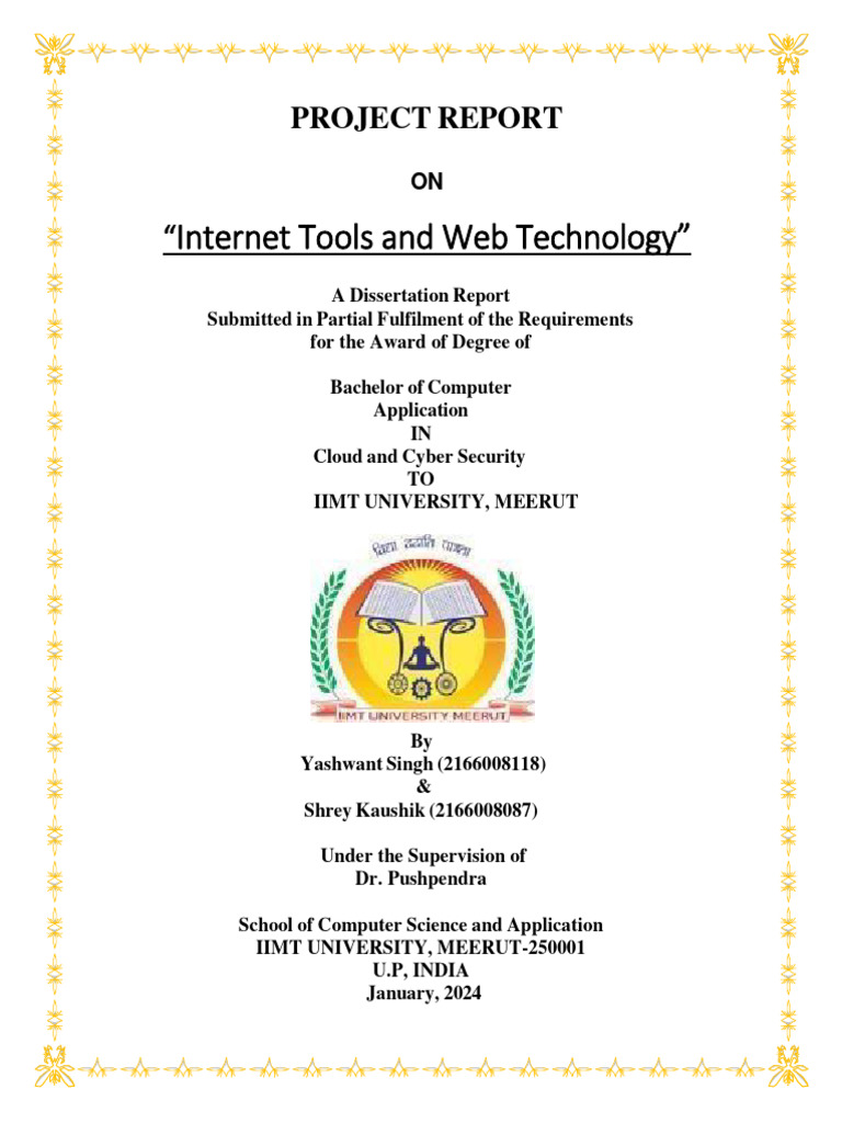 Internet Tools and Web Technology | PDF | Html | Html Element