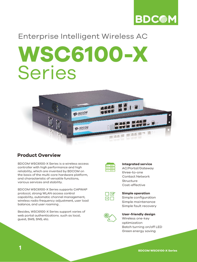 WSC6100 X Series | PDF | Computer Network | Wireless Lan