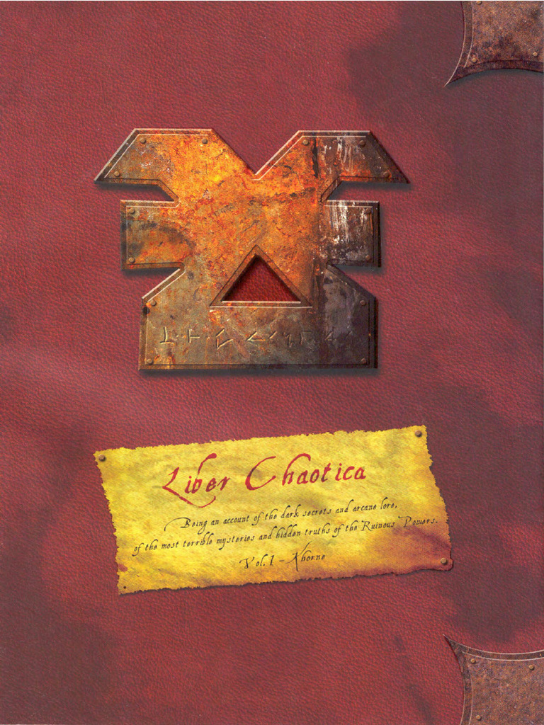 Warhammer 40k - Liber Chaotica - Khorne | PDF