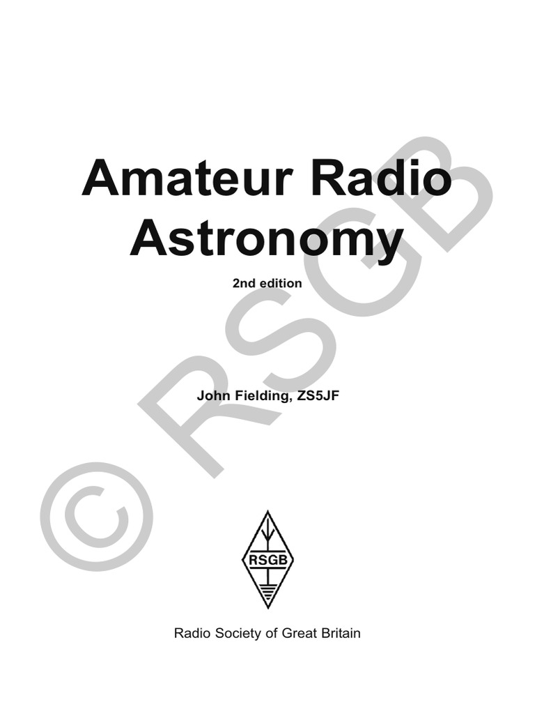 Amateur Radio Astronomy Sample | PDF | Radio | Amplifier