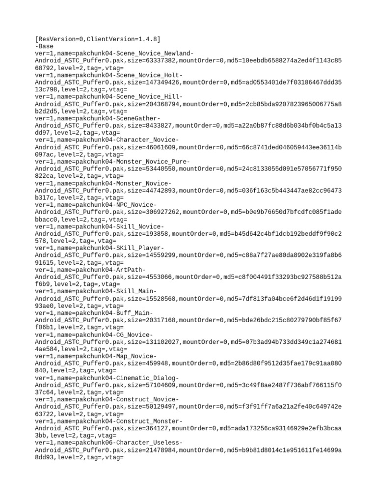 Pak File Desc | PDF | Computers