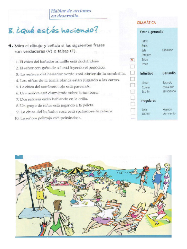 Estar +gerundio | PDF