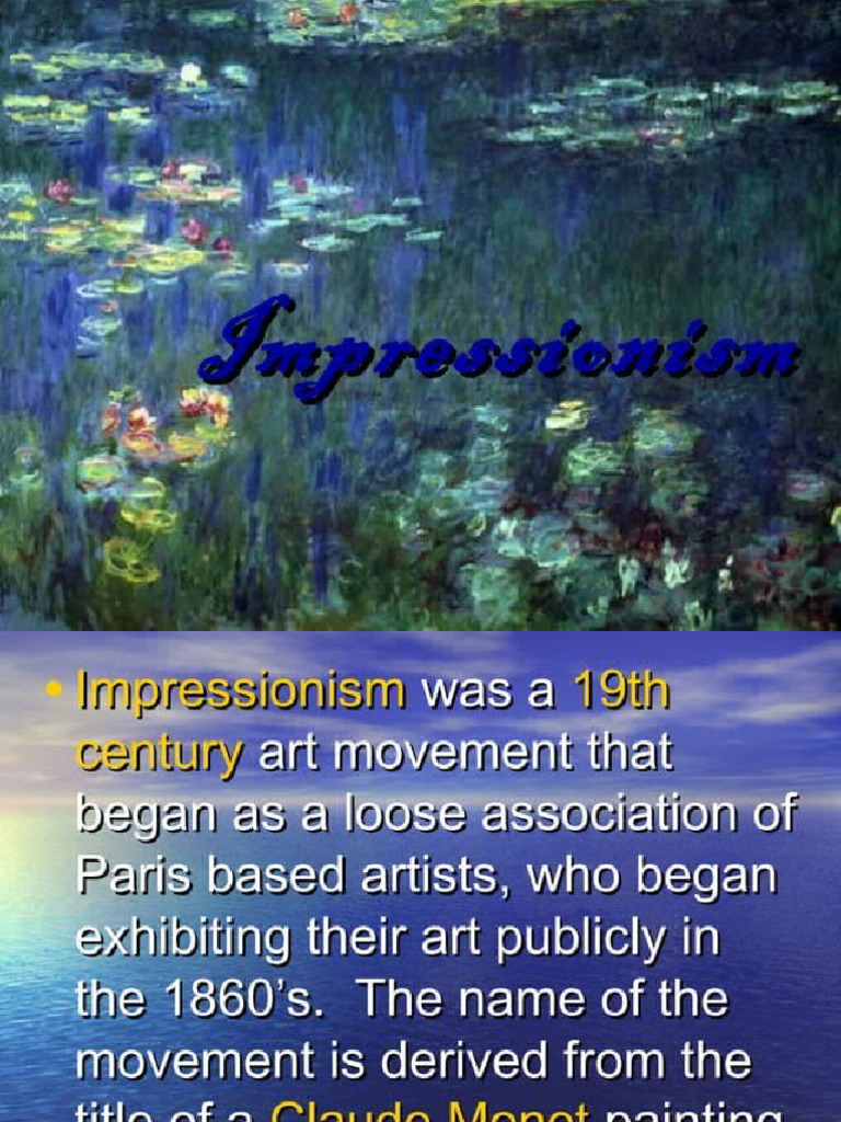 Impressionism Arts | PDF