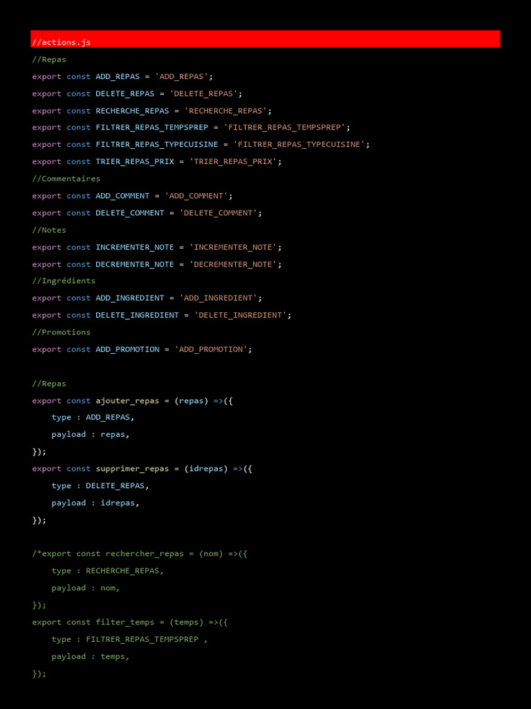 Fonctions React Redux | PDF