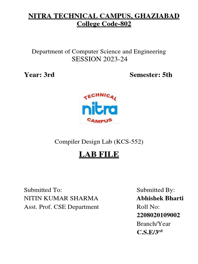CD Lab File | PDF CD Lab File | PDF