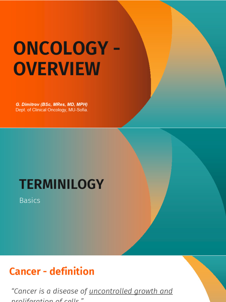Oncology Overview | PDF | Cancer | Oncology Oncology Overview | PDF | Cancer | Oncology