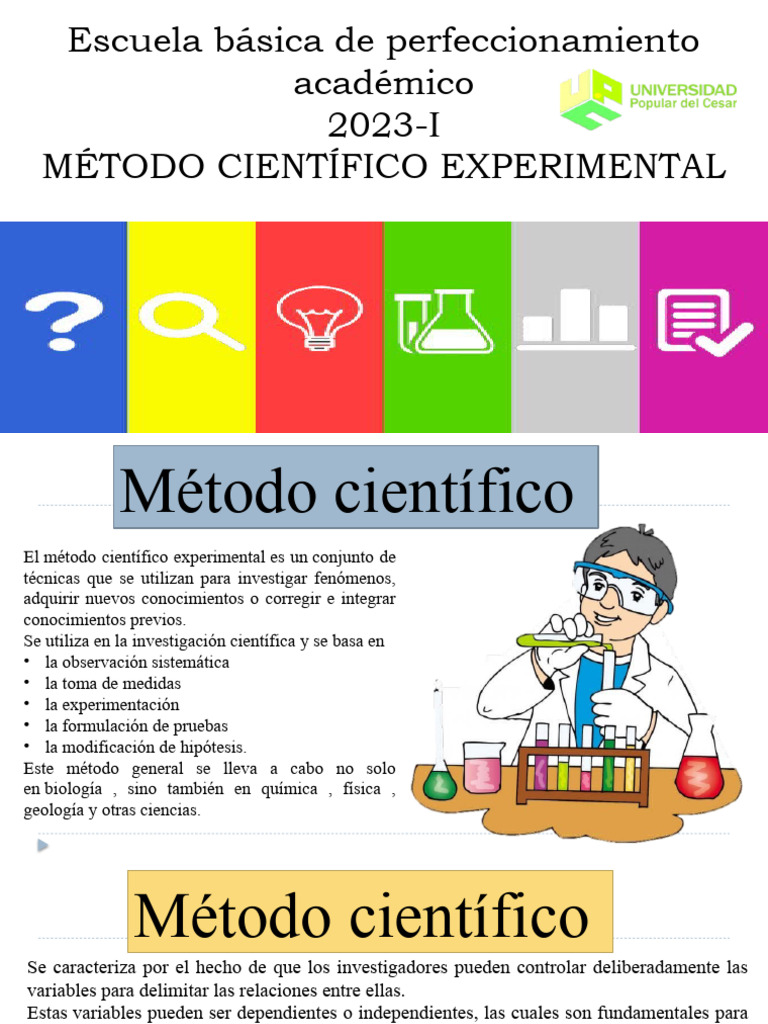 Clase 2 Método Científico | PDF | Experimentar | Método científico