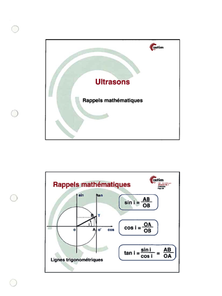 Diaporama Cours UT2 | PDF