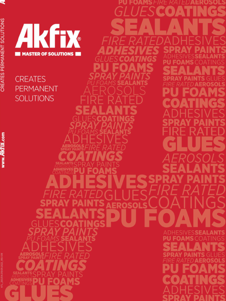 Akfix Eng Technical Catalog 2022 Rev16 | PDF | Polyurethane | Building Insulation