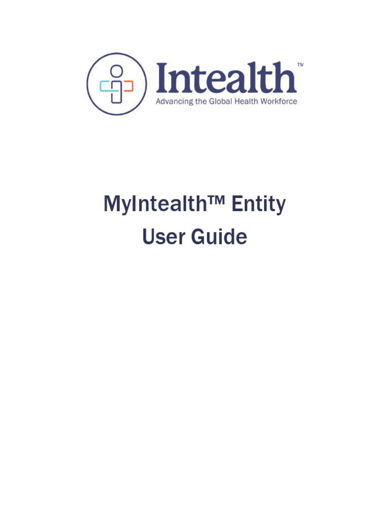 MyIntealth User Guide | PDF | Password | Icon (Computing)