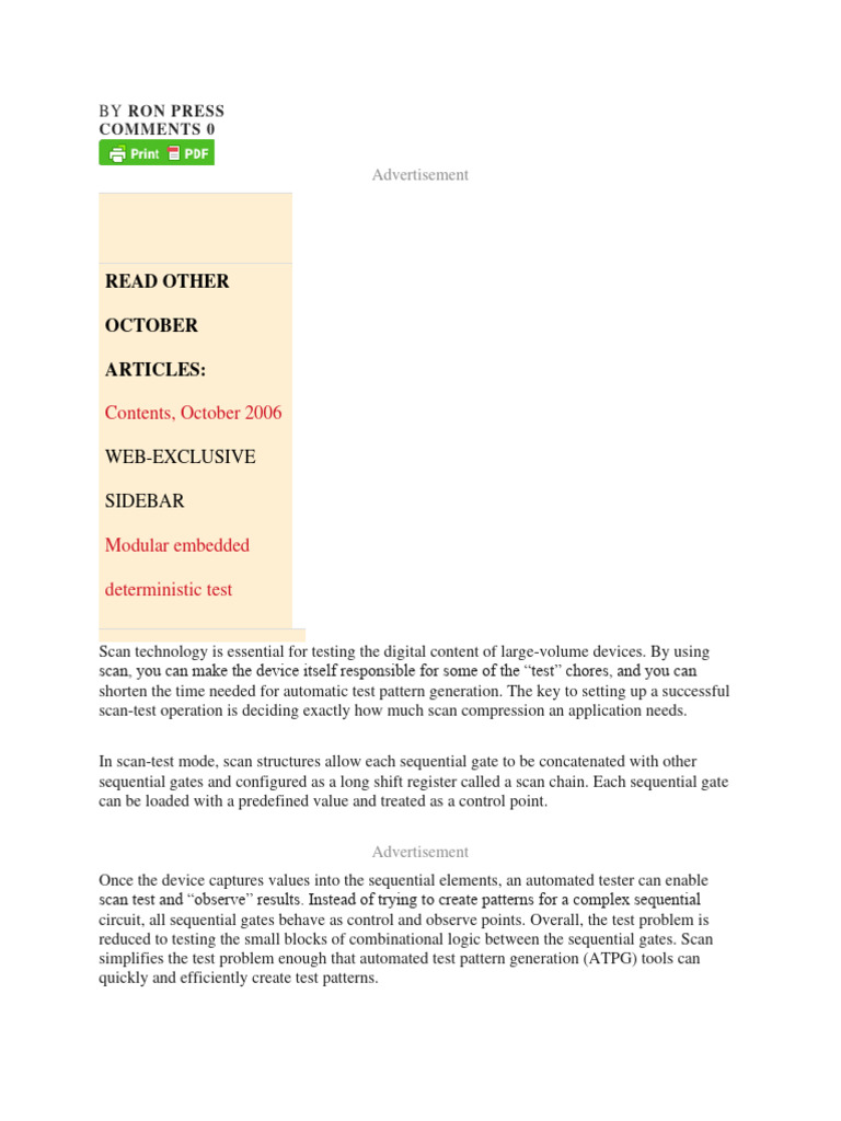 Test Compression - DFT | PDF | Semiconductor Device Fabrication | Data ...