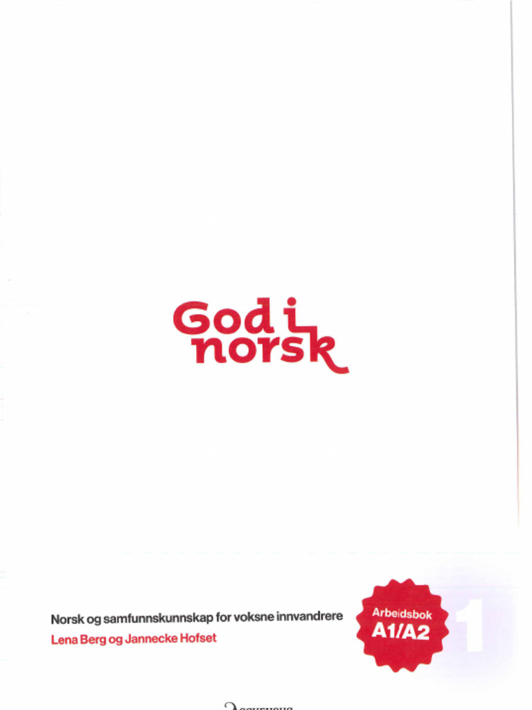 Arbeidsbok - God I Norsk | PDF