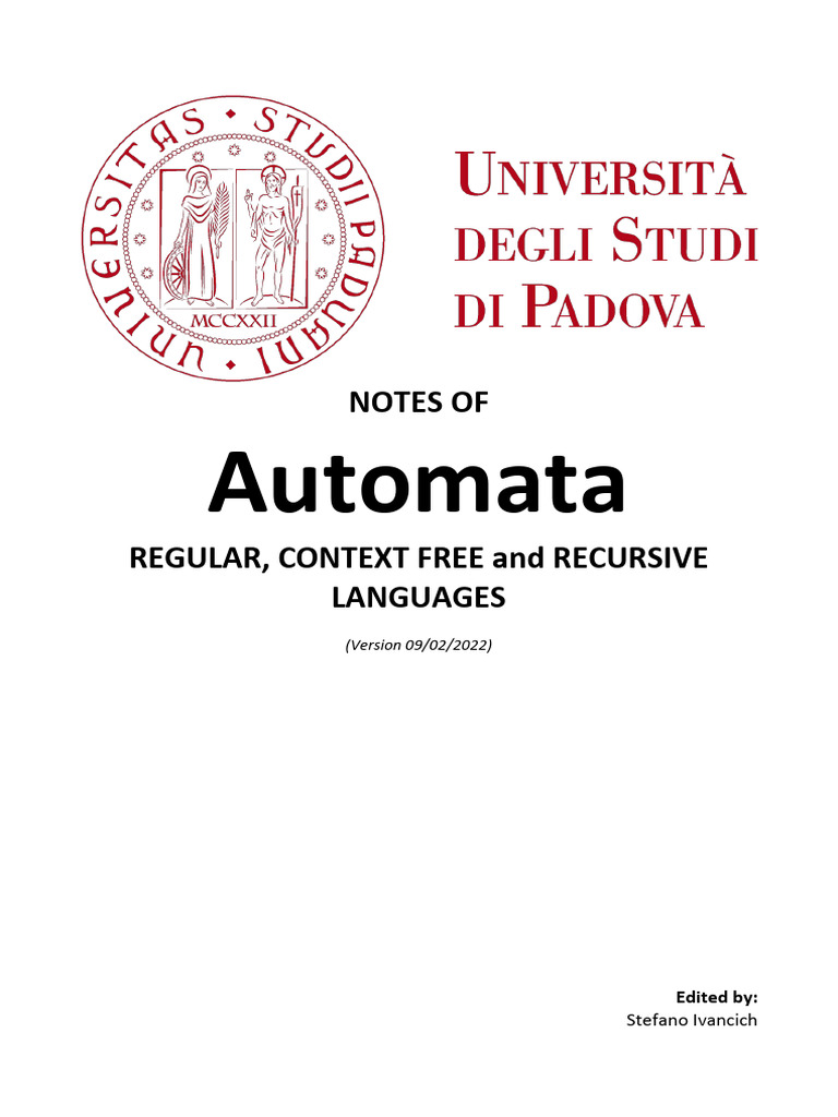 Automata Sum Up | PDF | Mathematical Logic | Mathematics