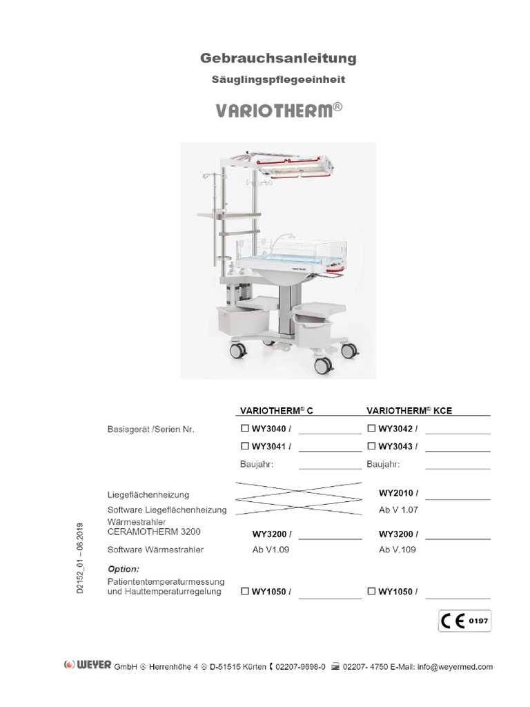 Variotherm C Variotherm Wy3041 - Wy3043 | PDF