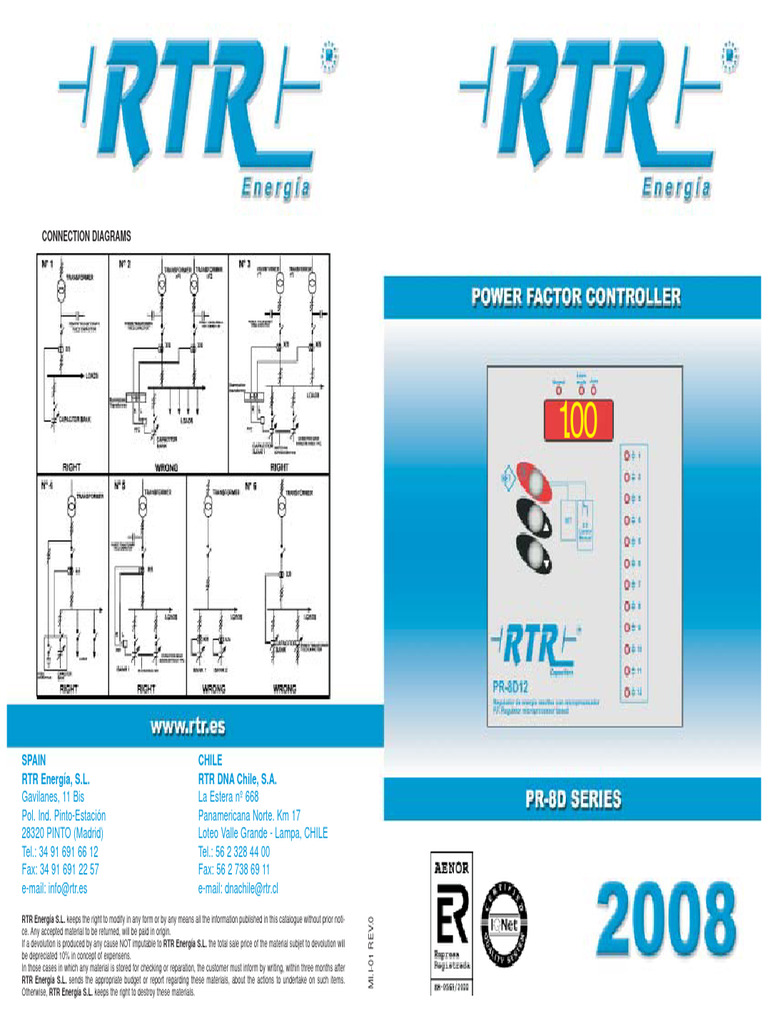 PR 8D English | PDF | Capacitor | Metrology