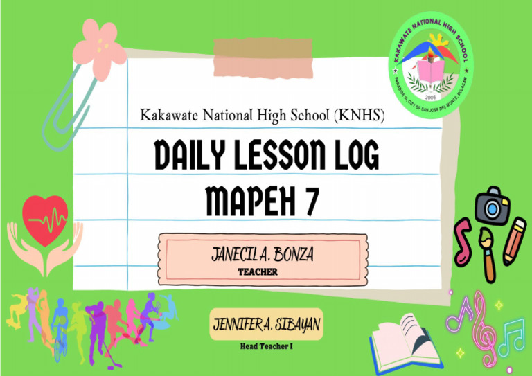 DLL Cover Page | PDF