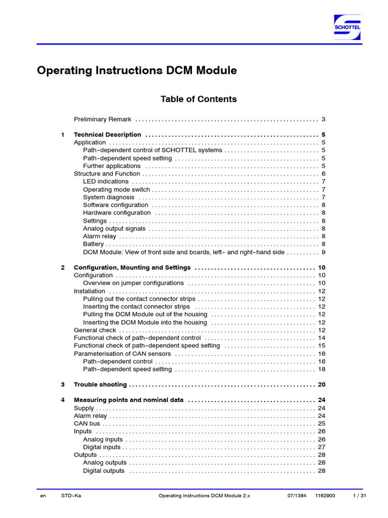 Operation Instructions DCM-Modul 2.x | PDF | Electrical Connector ...