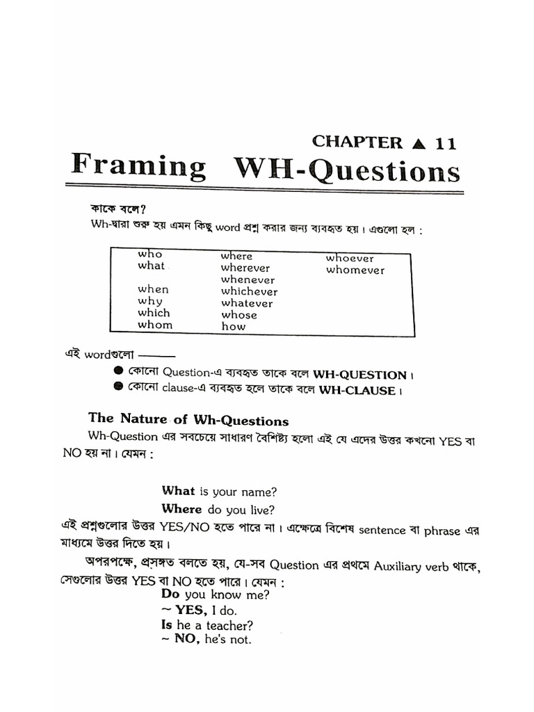 wh question -maria madam | PDF