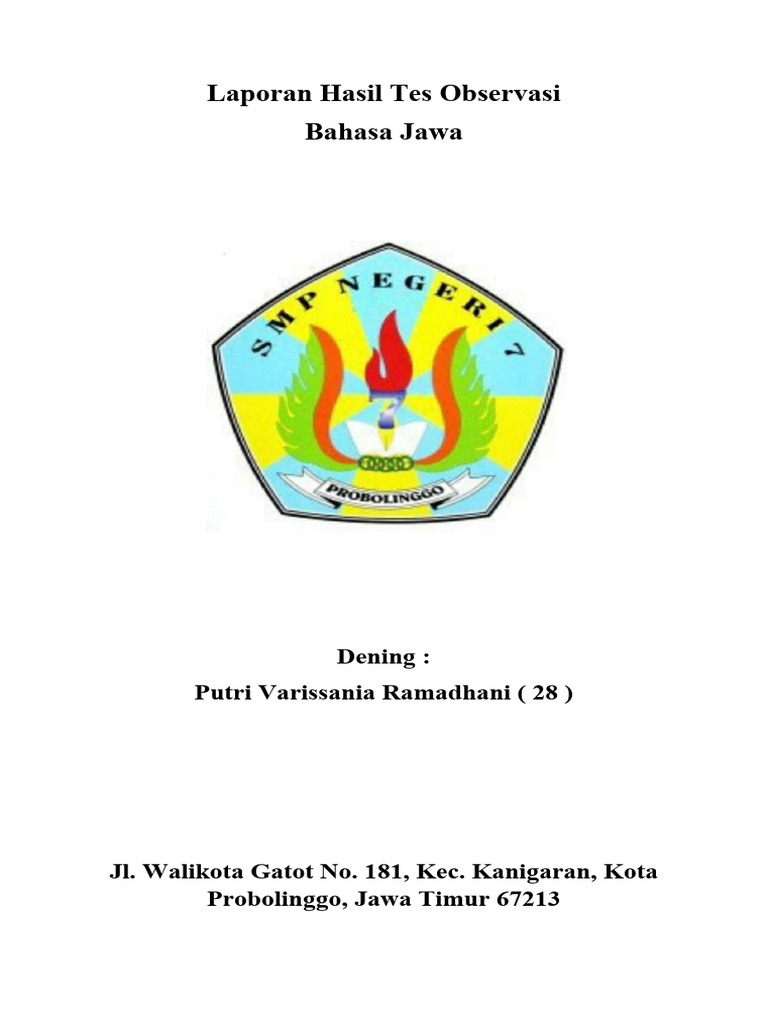 Laporan Hasil Tes Observasi | PDF